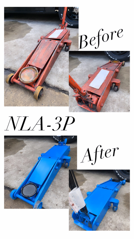 長崎低床エアージャッキ3ton NLA-3P事例紹介｜大阪・兵庫での油圧機器修理は石上工作所