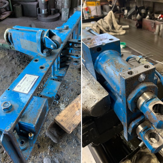 長崎超低床エアージャッキ2ton NLA-203X事例紹介｜大阪・兵庫での油圧機器修理は石上工作所